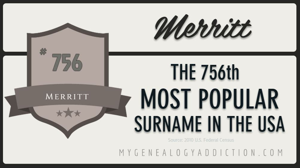 Merritt family history, statistics, genealogy resources and more