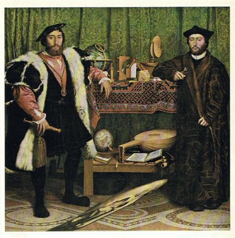 "THE AMBASSADORS" Artwork by Hans Holbein the Younger