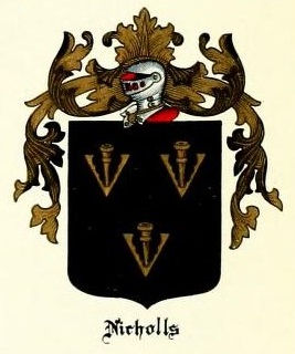 Nicholls Coat of Arms and other free genealogy resources