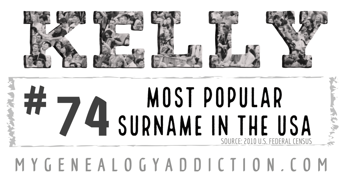 Kelly family history, statistics, genealogy resources and more