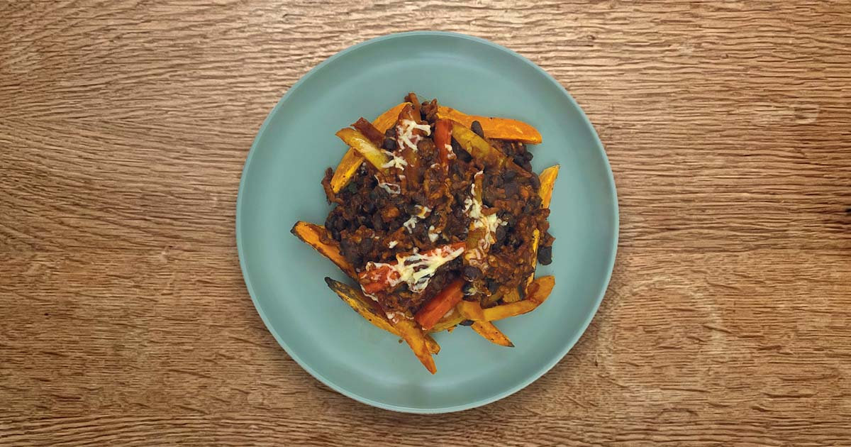 Mexican-Style Beef Loaded Wedges