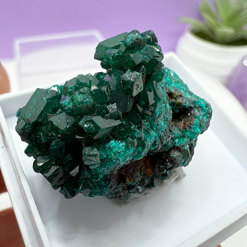 Dioptaz cristale brute mineral natural Namibia | Unicatshop