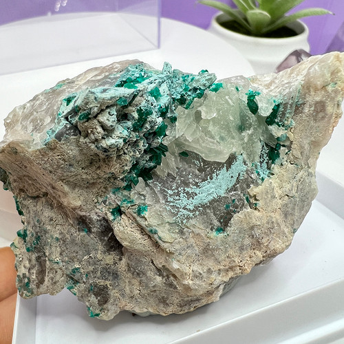 Dioptaz cristale brute mineral deosebit si unicat | Unicatshop