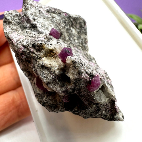 Mineral Rubin cristale in matrice unicat | Unicatshop