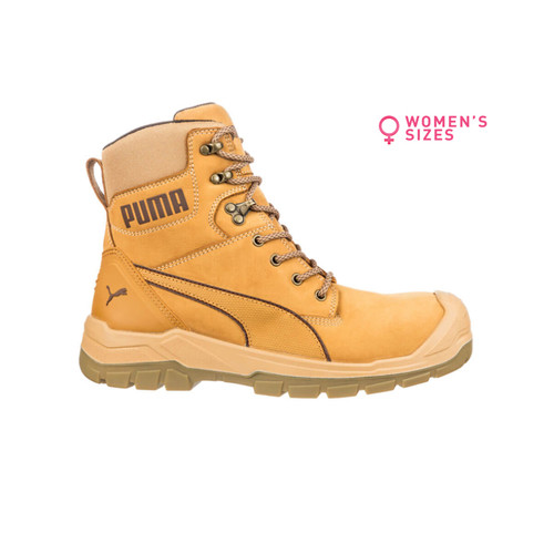 Puma Conquest Ladies Safety Boot Zip Side Toe Cap - 630727W, 630737W ...