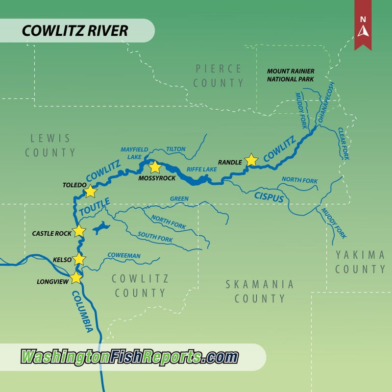 Map of Cowlitz River Watershed | Give Him 15