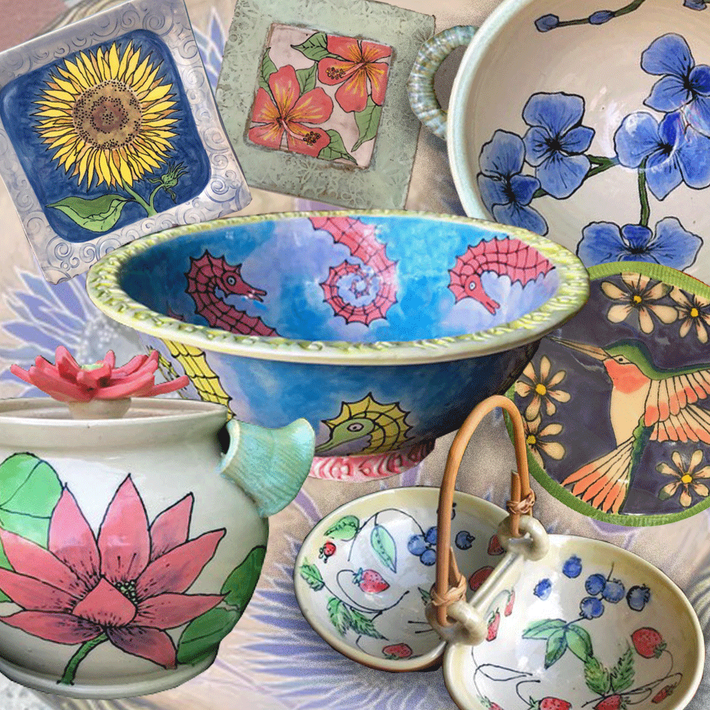 Quiet Parrot Project | tropical ceramics | Southern Florida