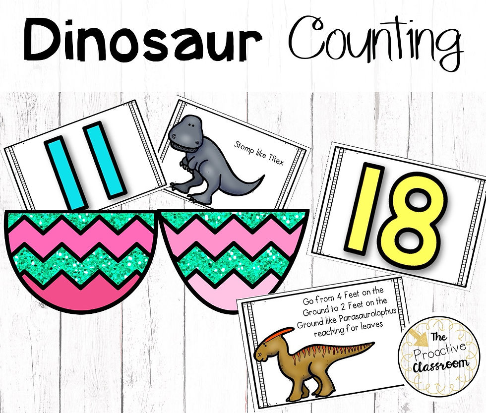 Dinosaur Thematic Unit in Preschool
