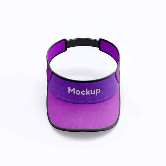 4K PSD Mockup of Sports Visor | Casal Mockup