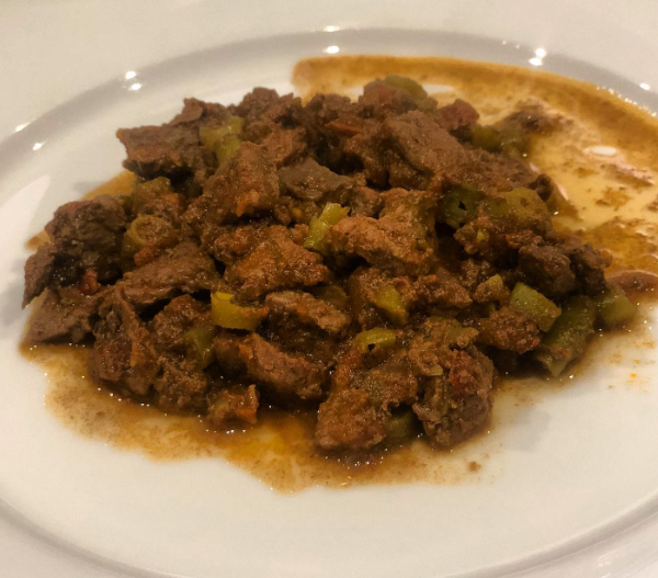 Bistec con ejotes