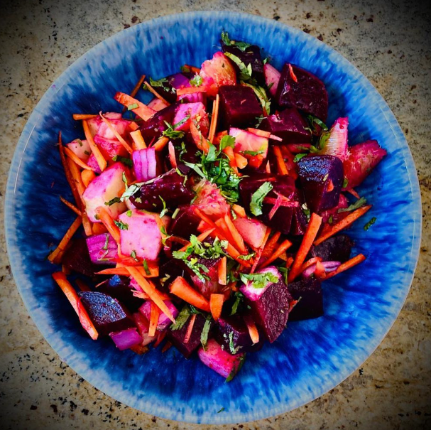 Ensalada de invierno de betabel