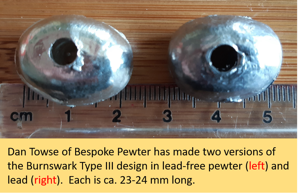 Whistling Roman Sling Bullets