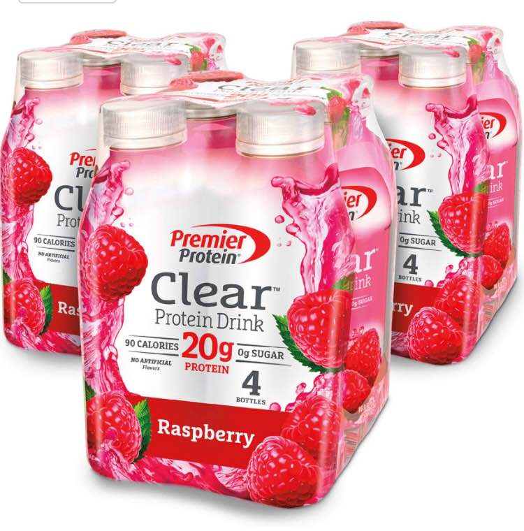 Premier Protein Clear 프로틴 20g 드링크 12팩 $10.51불/ 아마존 할인 쿠폰 + S&S