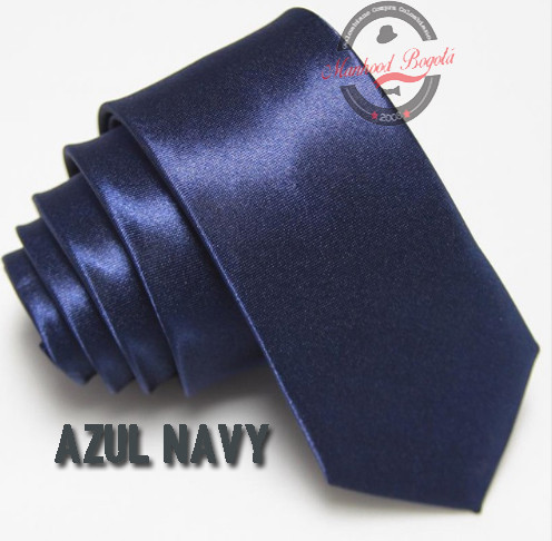 Corbata slim azul oscuro | manhoodbogota