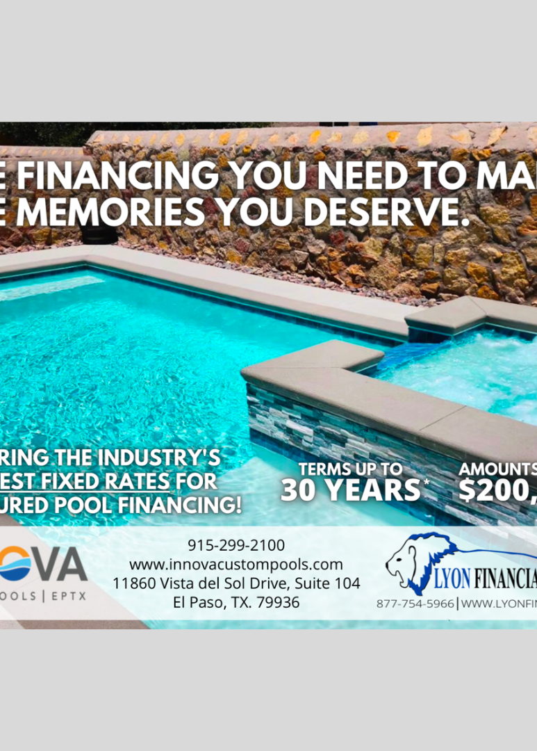 Pool financing store