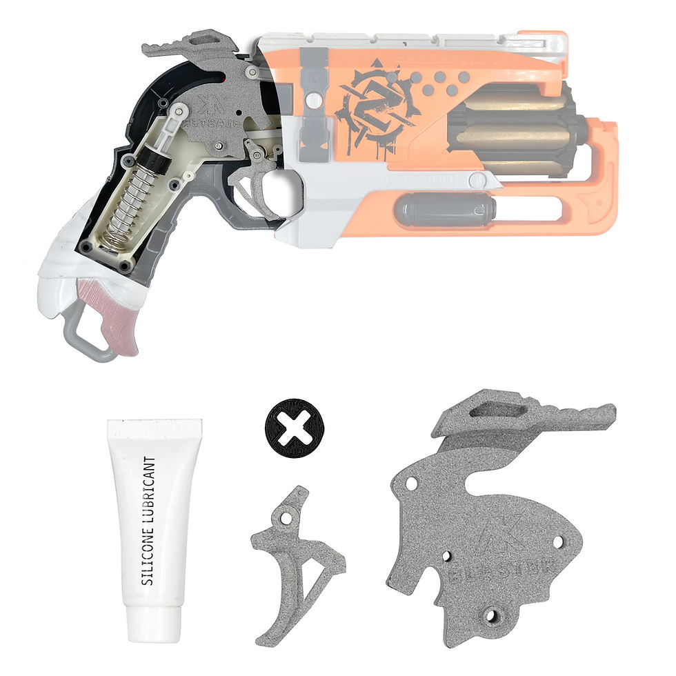 AKBM Extended Hammer Trigger Kit for Nerf Hammershot | AK Blaster MOD