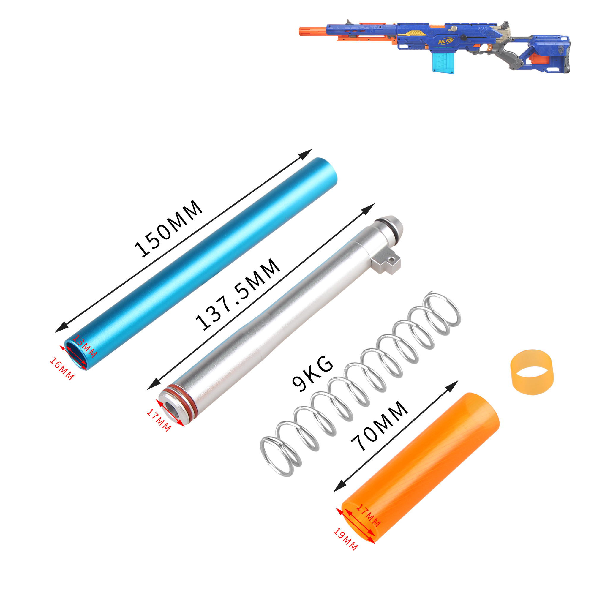 Modulus Longstrike Half Dart compatibility : r/Nerf