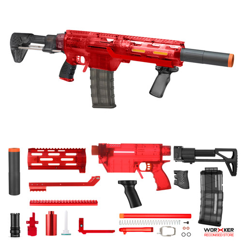 Worker Prophecy Short Dart Honey Badger Ultra Kit Red | AK Blaster MOD