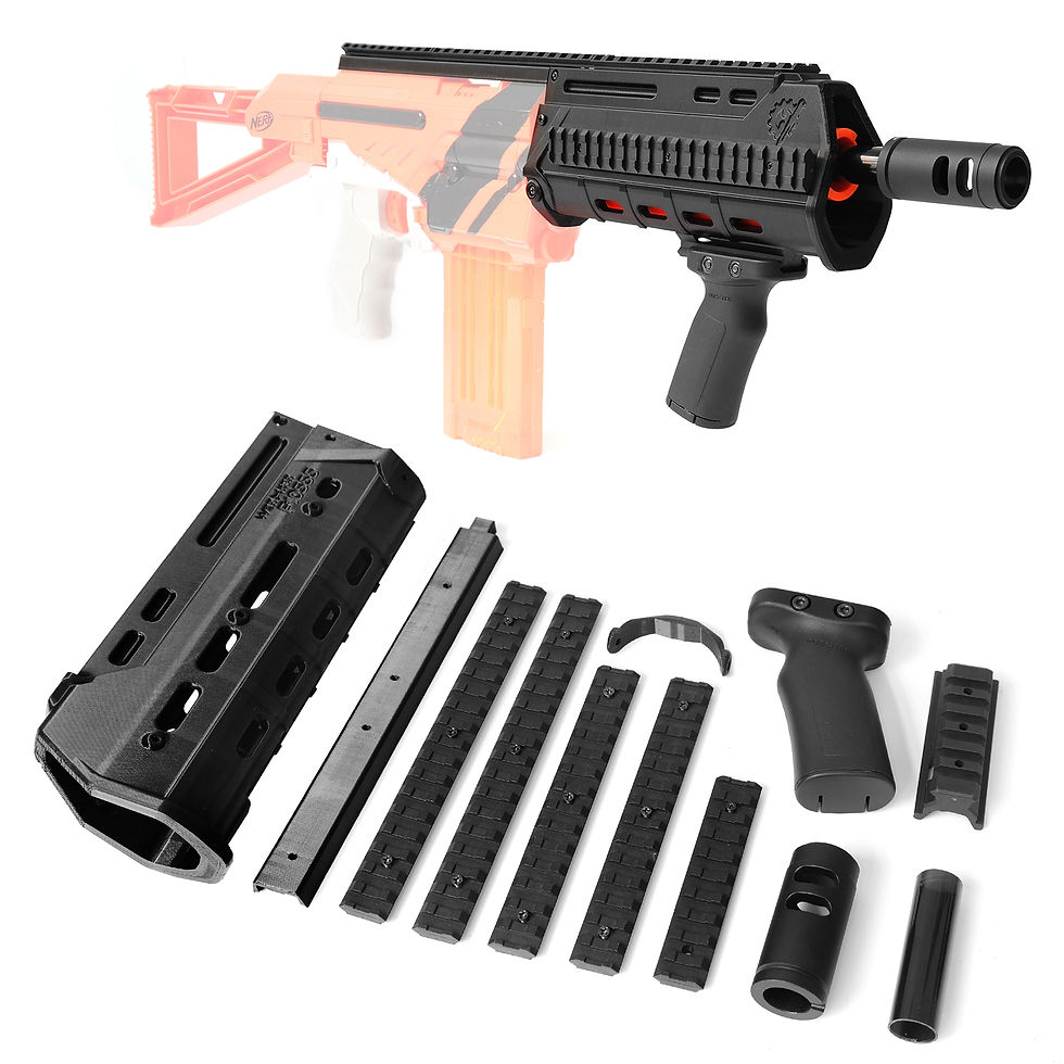 Worker MASADA Rifle Kit for Nerf Alpha Trooper | AK Blaster MOD