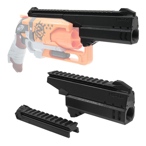 MaLiang 3D Handgun Barrel Top Rail for Nerf HammerShot | AK Blaster MOD