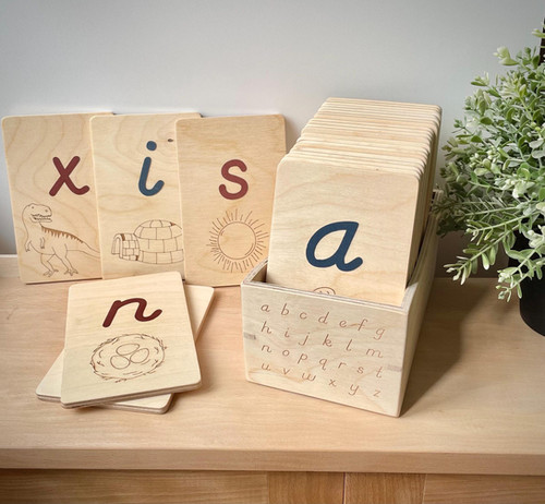 Montessori Sandpaper letters | Bluebellsandbells