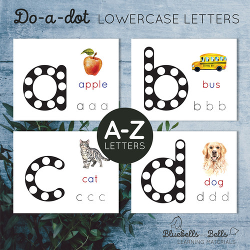 Do a dot Alphabet printable worksheets. Dot Markers Letters Preschool ...