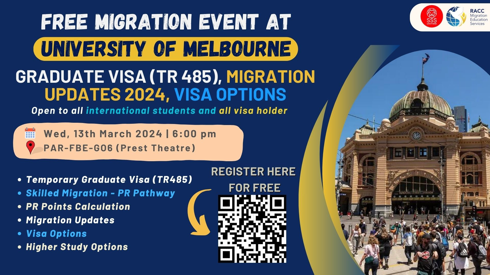 Free Migration Seminar: Graduate Visa (TR485), Migration Review for ...