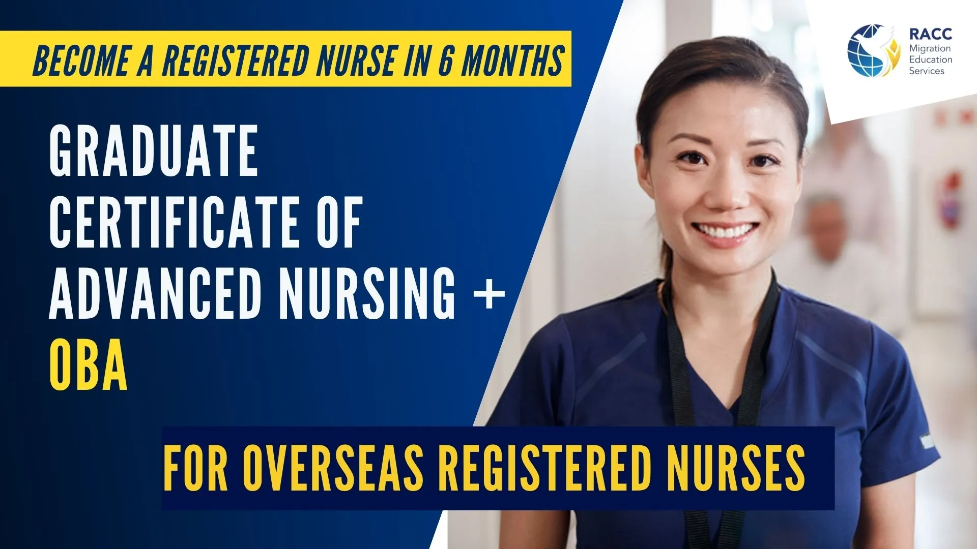 Pathway for overseas Registered Nurse and OBA