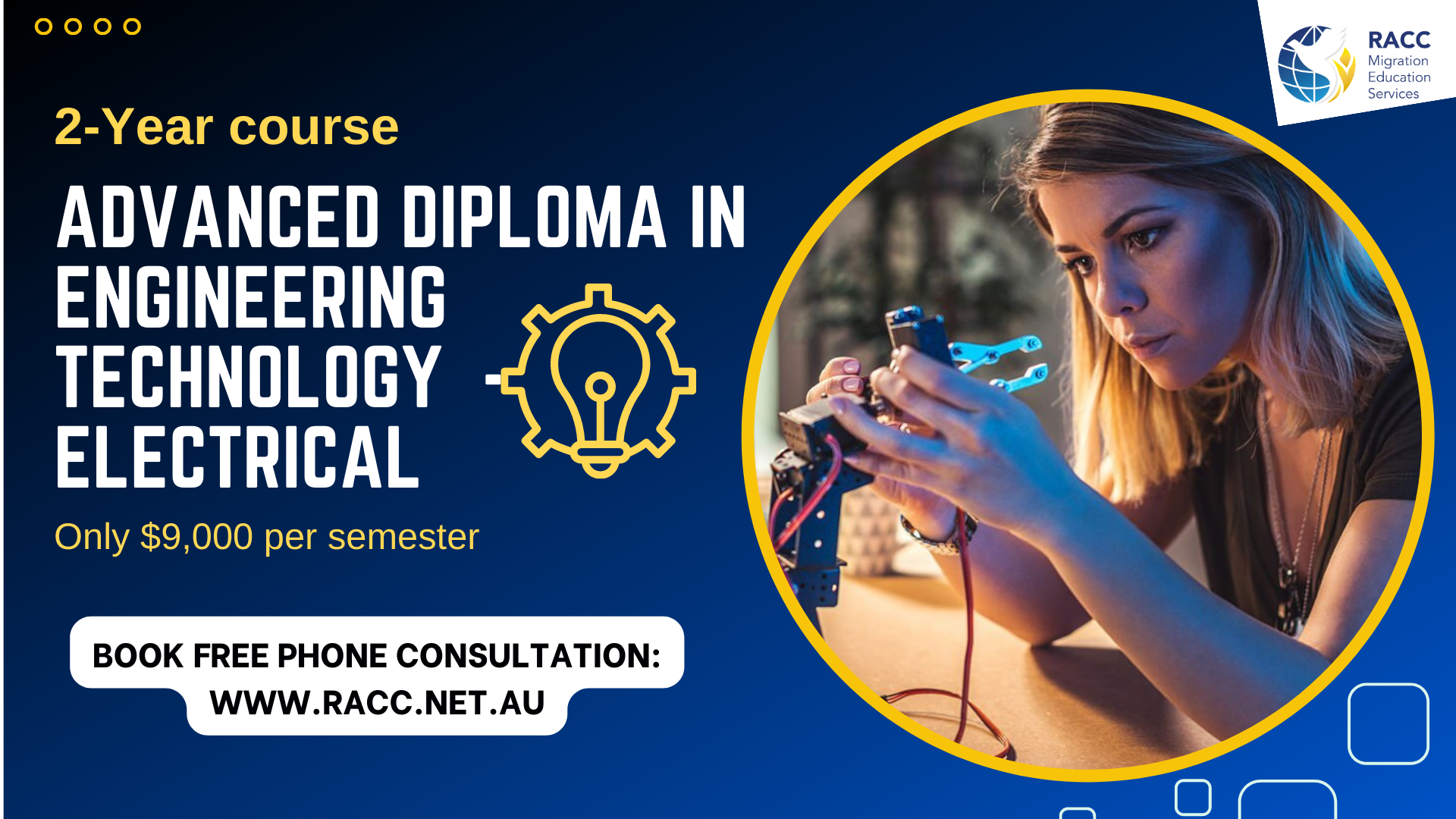 Advanced Diploma of Engineering Technology - Electrical