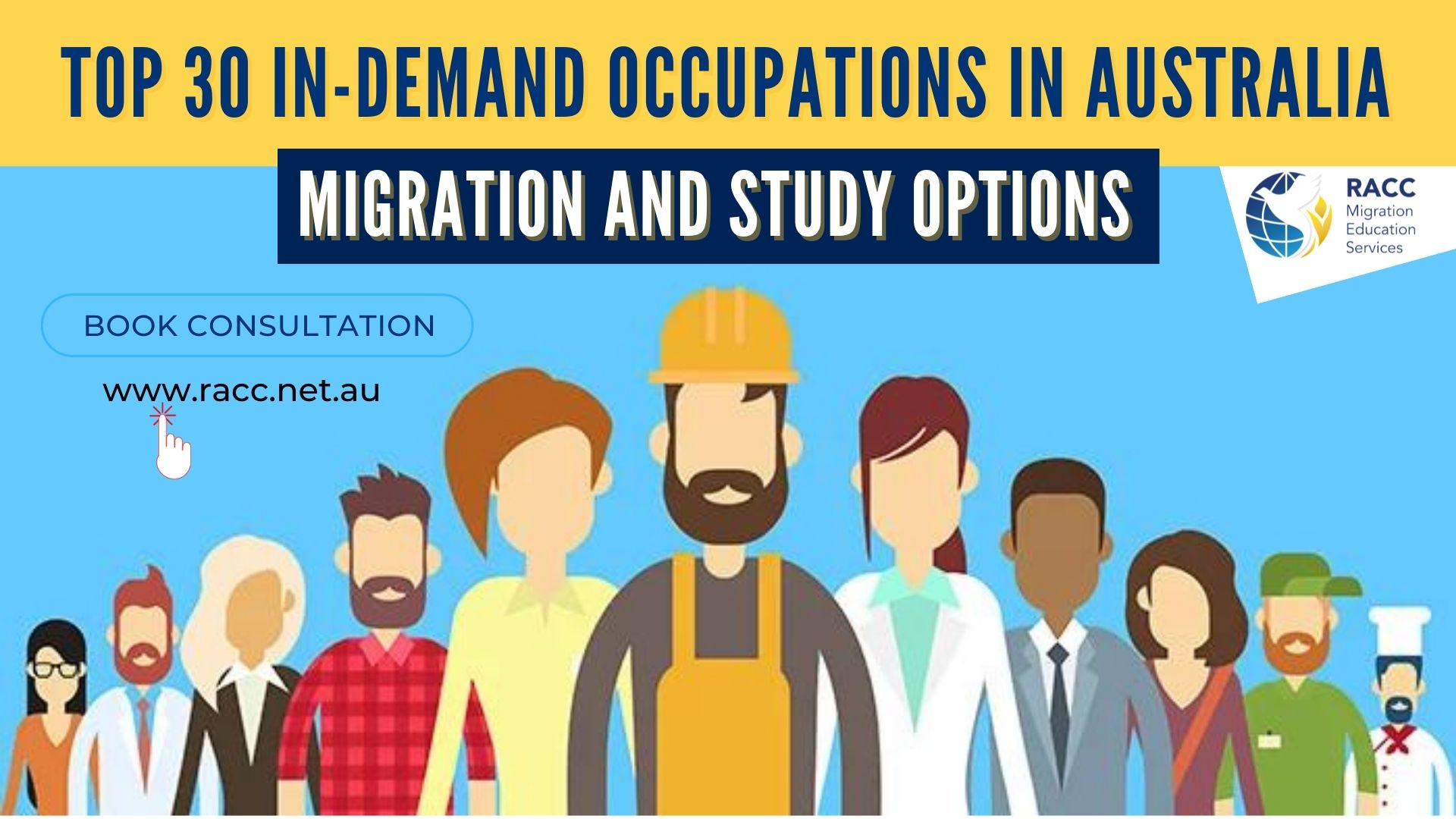 Top 30 Occupations in Australia: Migration and Study options