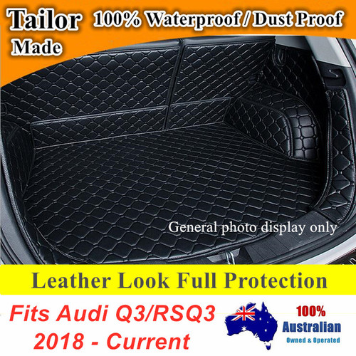 3D Moulded Full coverage Waterproof Boot liner mats for Audi Q3 SRQ3 ...