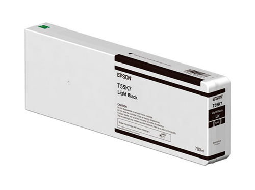 T55K700 Epson UltraChrome HD HDX Light Black Ink Cartridge 700ml ...