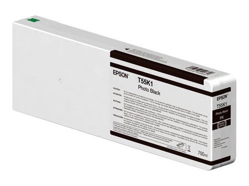 T55K100 Epson UltraChrome HD HDX Photo Black Ink Cartridge 700ml ...