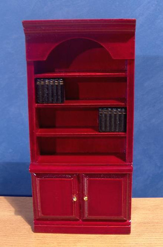 1/12 dolls house Bookcase with books cupboard Furniture ...