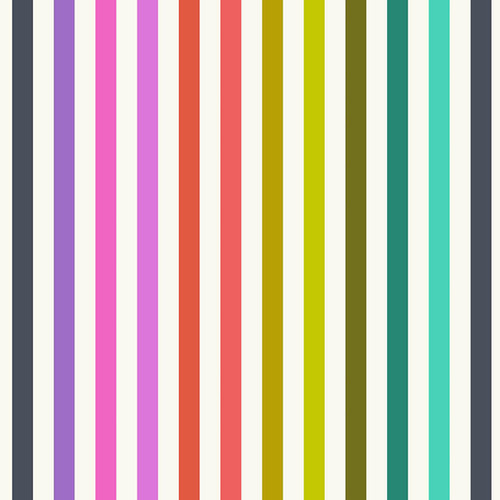 FreeSpirit Fabrics Tula Pink Tabby Road DejaVu Disco Stripe Prism 1/2 ...