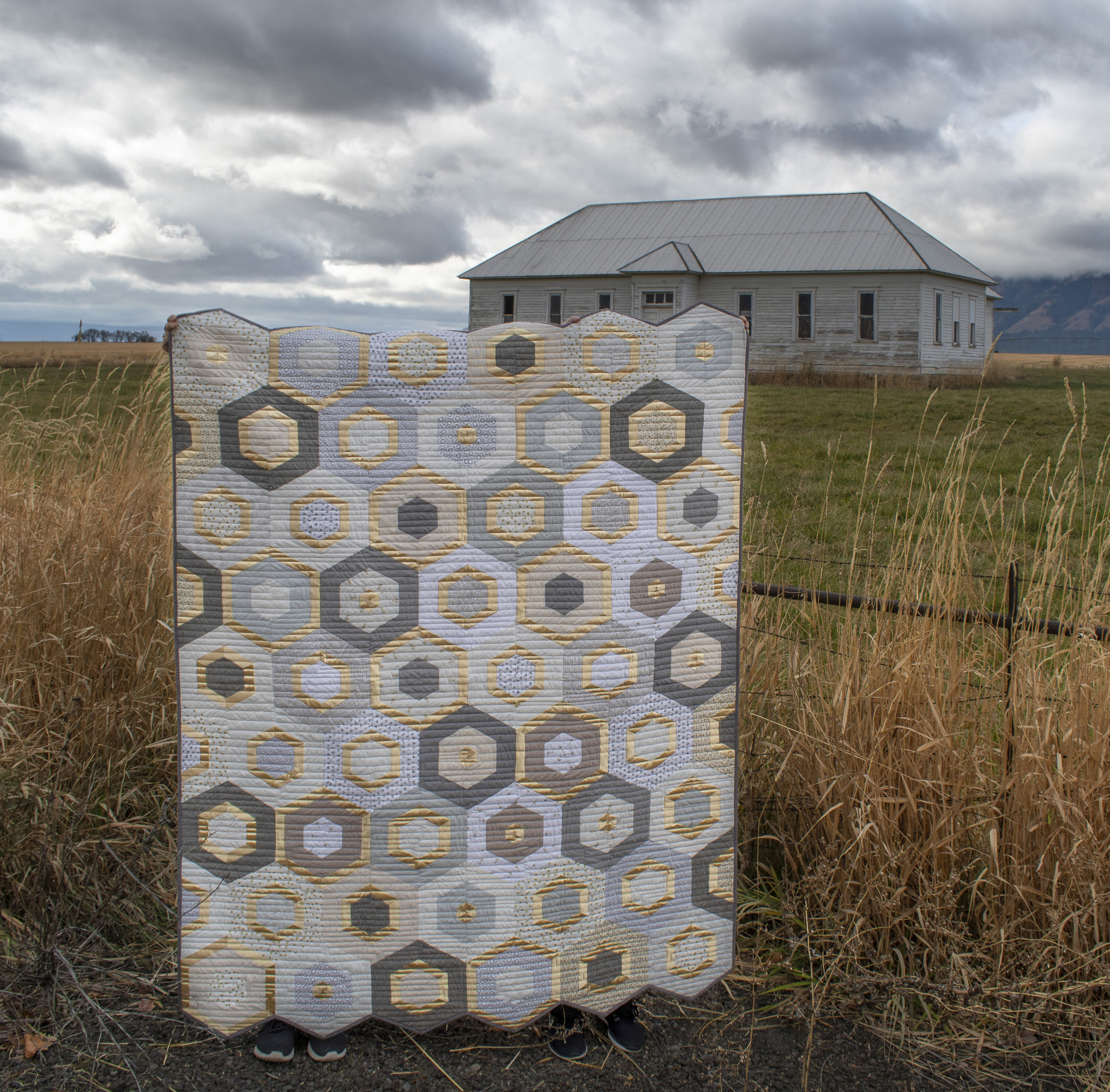 Honeycomb Hexagon Quilt Pattern