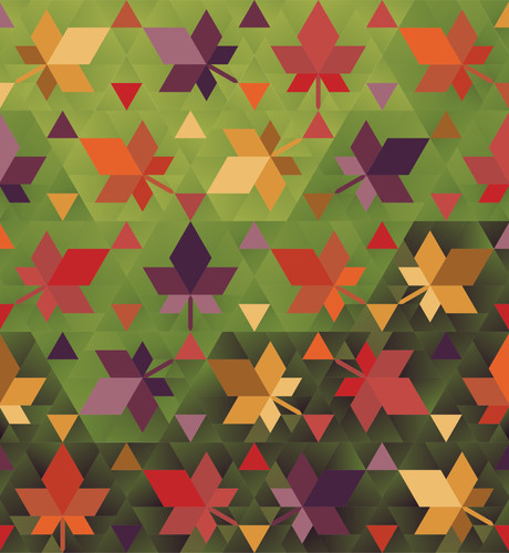 Moss Green Fall Foliage Fabric Kit: Preorder Ship Jan 2nd.. | Krista Moser