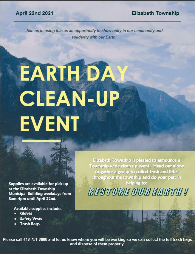 Earth Day Clean Up Event