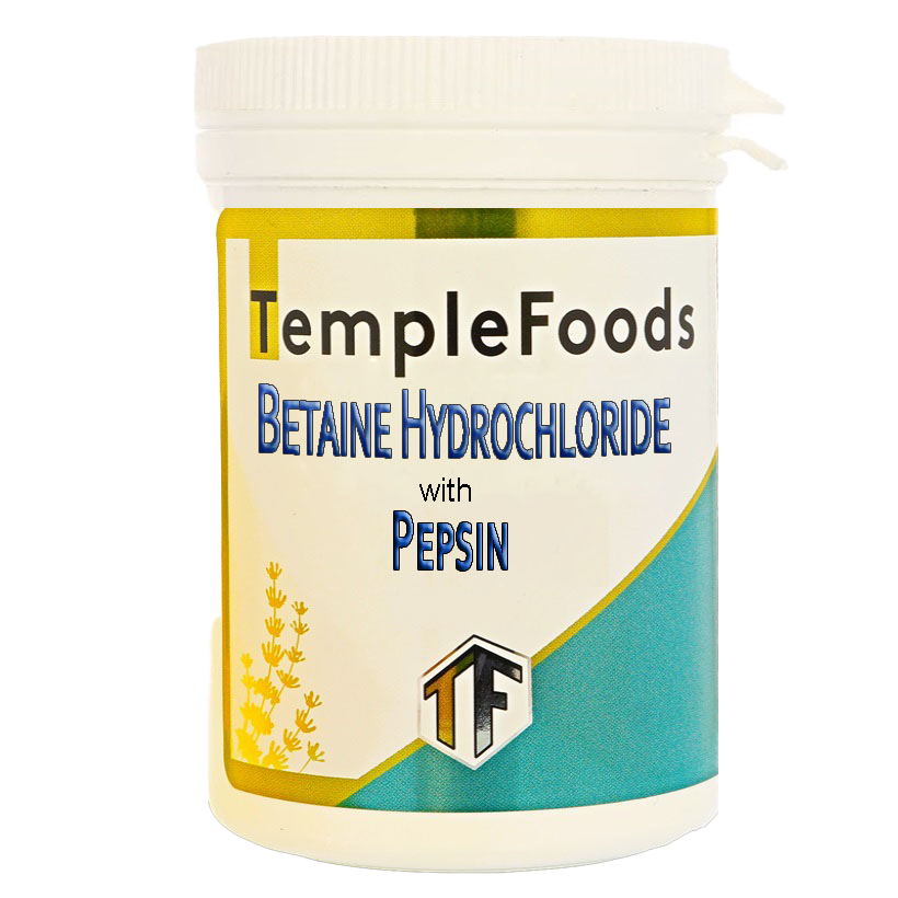 Betaine Hydrochloride with Pepsin | Temple Foods