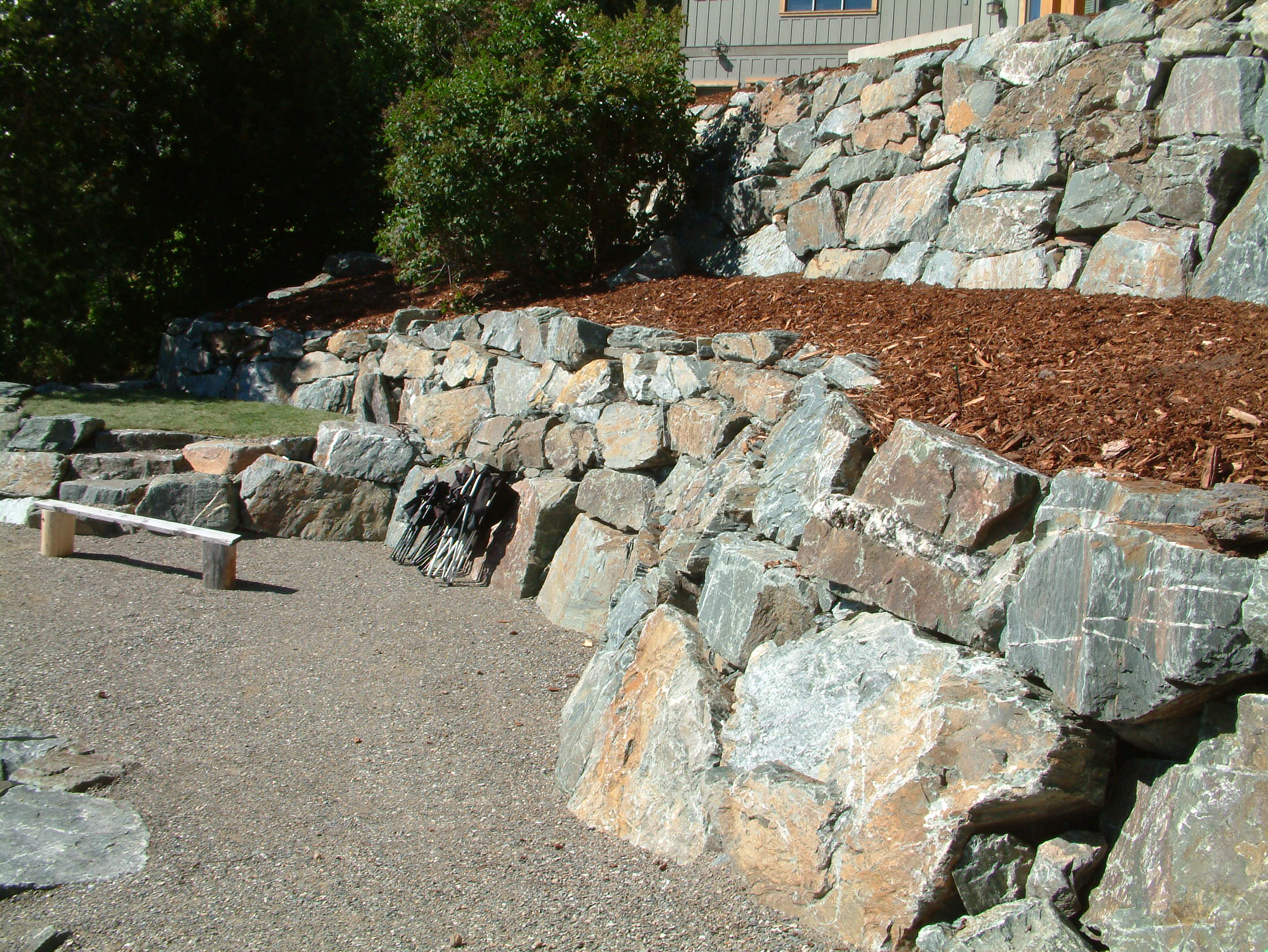 Rock Retaining Walls| Shuswap Area | Jay.Kel. Landscaping & Design Ltd