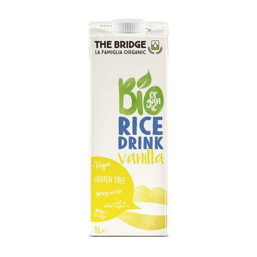 Rice Drink with Vanilla 1L The Bridge | NaturaliOrganicMalta