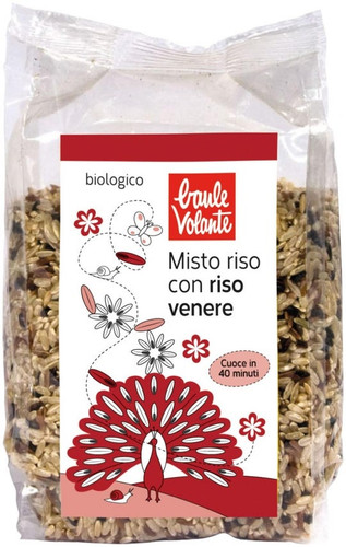 Coloured Rice & Brown Venere Rice Mix 500g Baule Volante ...