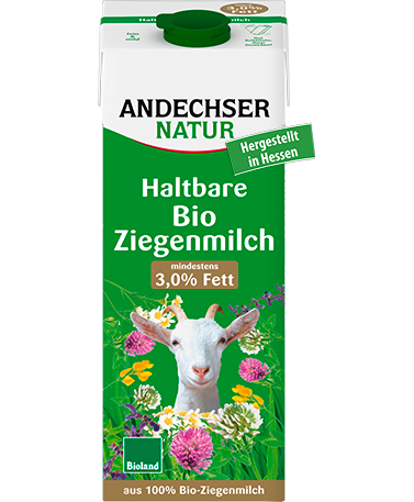 UHT Goat Full Fat Milk 3.0% 1L Andechser Natur | NaturaliOrganicMalta