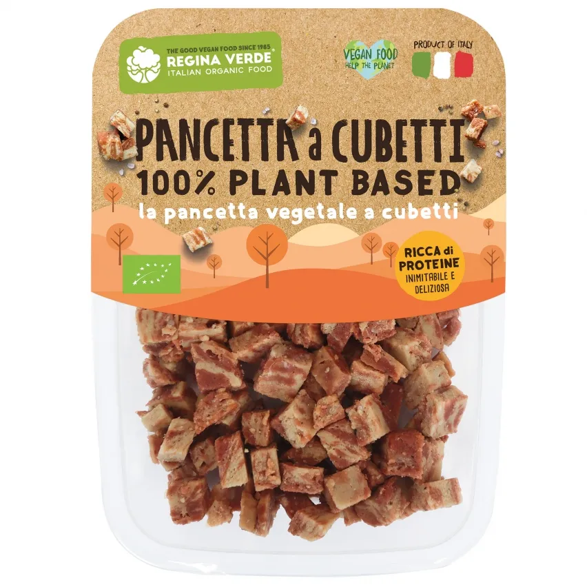 Plant Based Cubed Pancetta 150g Regina Verde | NaturaliOrganicMalta