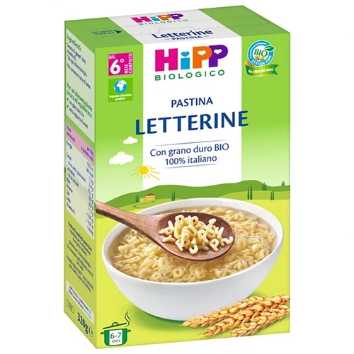 Wheat Pasta Letters: From 6 Months 320g HiPP | NaturaliOrganicMalta