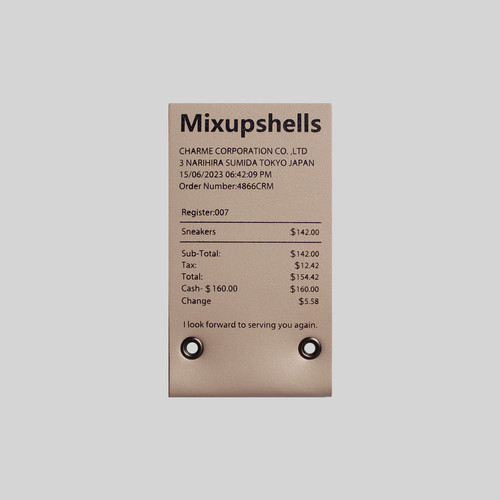 RECEIPTS TAG：GRAY | 有限会社シャルムコーポレーション