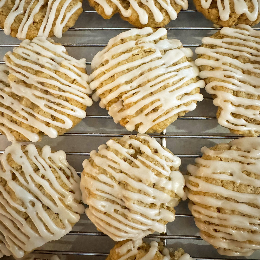 Iced Oatmeal Cookies