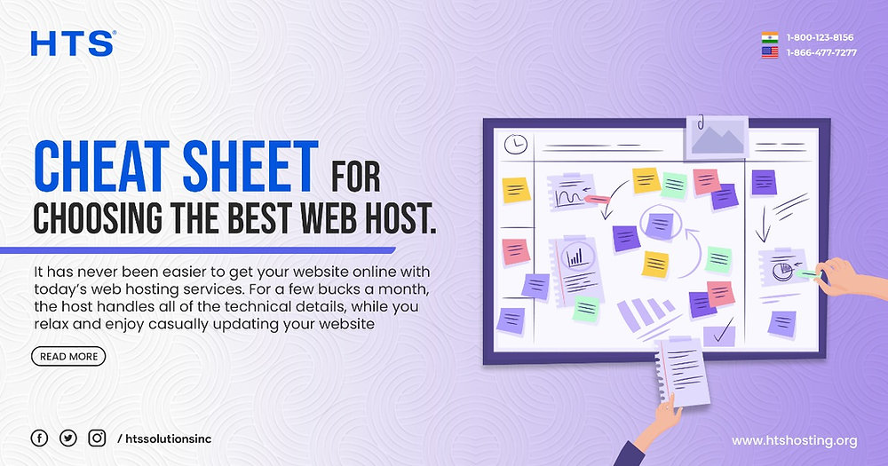 Cheat Sheet for Choosing the Best Web Host