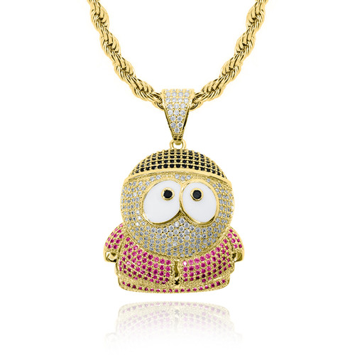 Colgante Cartman Iced Out Gold | ICE KING | Joyería