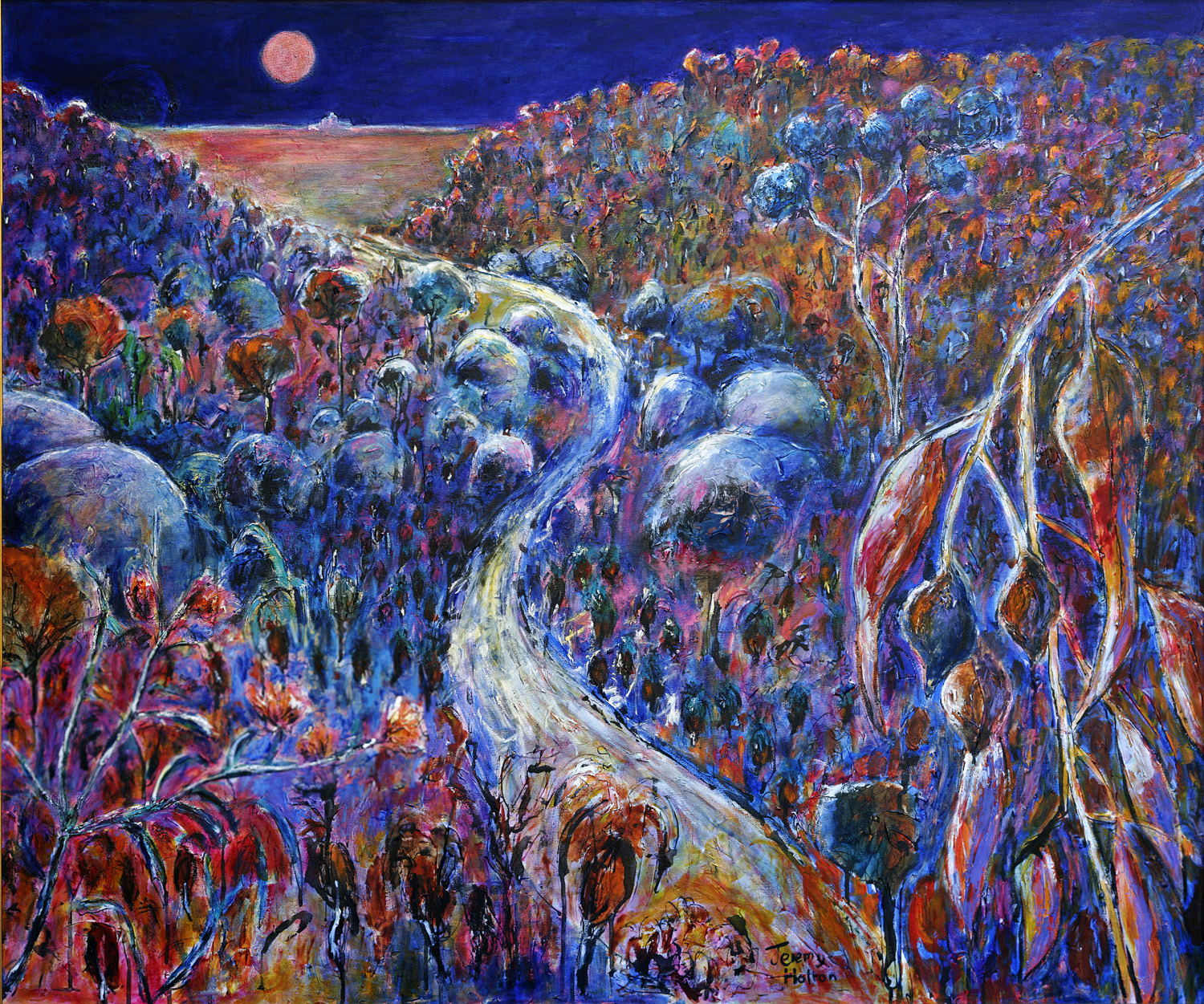Australian landscape paintings by Jeremy Holton